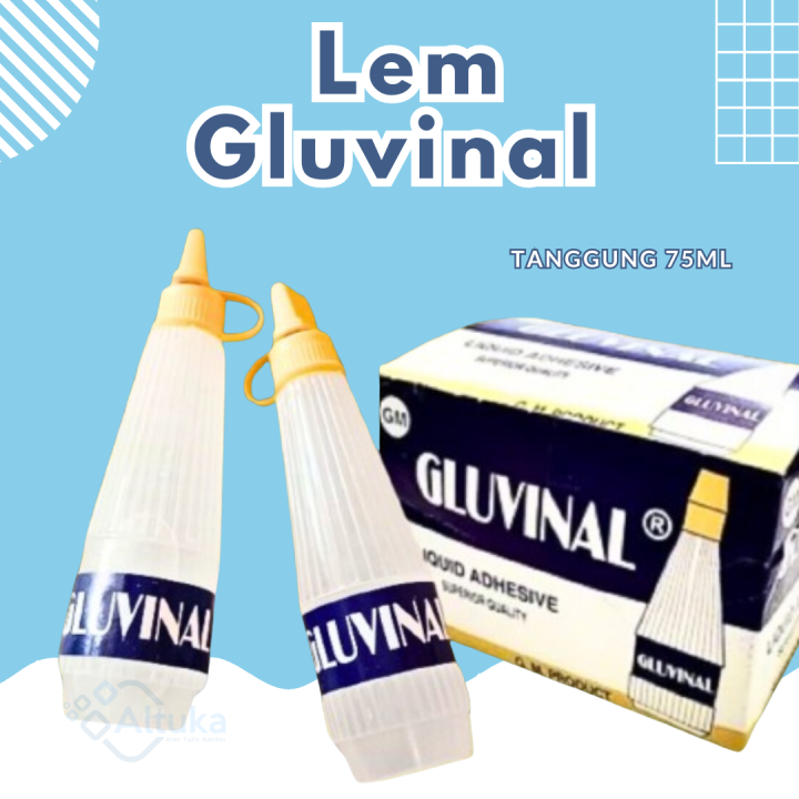 Lem Kertas / Lem Cair BESAR / Lem Gluvinal 75ml | Lazada Indonesia