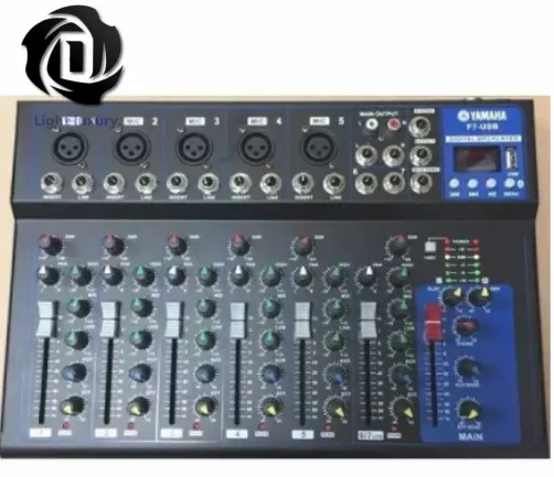 Yamaha F7 professional Bluetooth mixer 7-channel USB with reverb effect ...