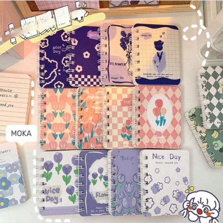 1pc Coils Notebook Fresh Flower Natural Notebook Inner Page Diary ...