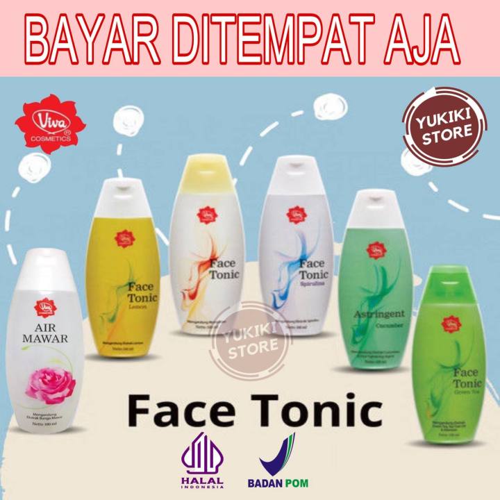 PROMO VIVA FACE TONIC 100ML & VIVA ASTRINGENT 100ML TONER WAJAH ...