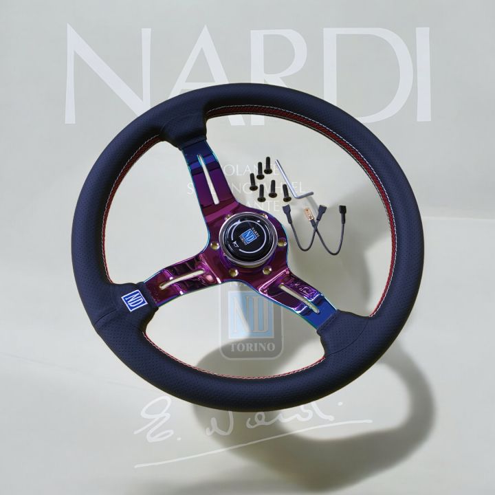 350mm 14inch Nardi Racing Car Drifting Steering Wheel Made in Thailand ...