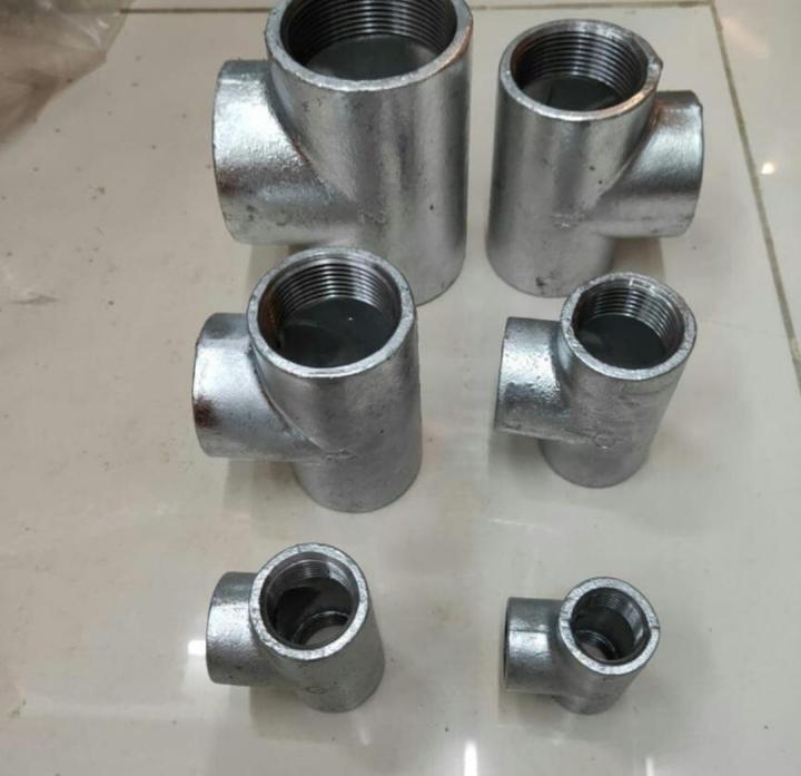 Tee Galvanis ukuran 4 inch cabang tiga socket T drat | Lazada Indonesia