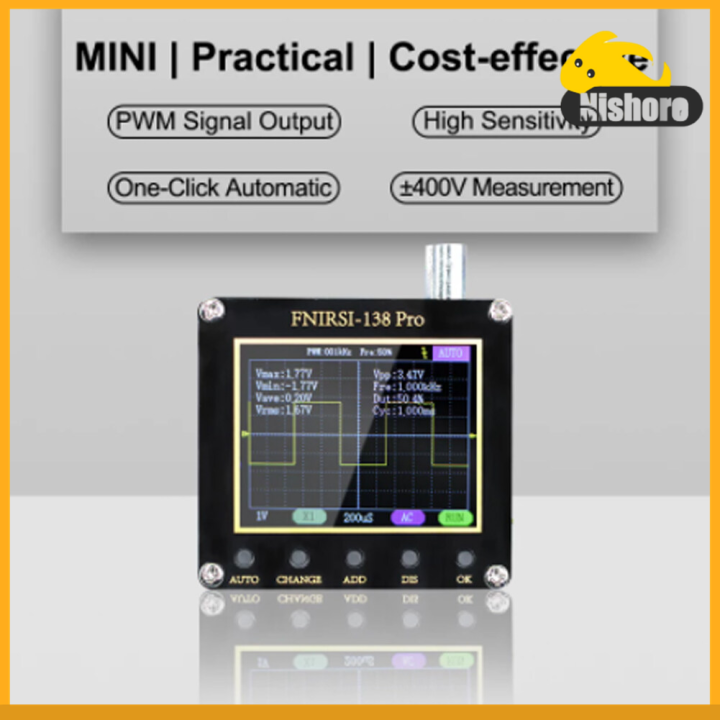 FNIRSI 138pro Handheld Portable Oscilloscope 2.4 Inch Display Multi ...