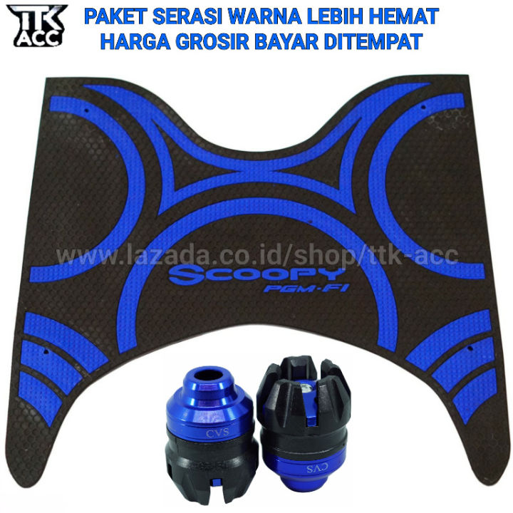 Karpet Scoopy + Jalu As Roda Depan (1 PAKET) Motor Scoopy Tahun 2017 ...