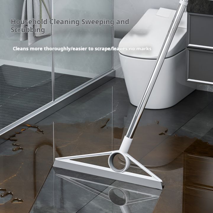 GiiMall Bathroom multifunction wiper floor scraper silicone mop sweeper ...