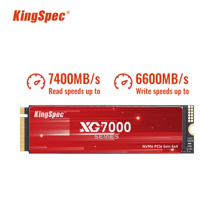 KingSpec XG7000 SSD M2 PCIe 4.0 NVME 2tb 512g 1TB 4tb 4 M.2 Gen4 Hard Drive Solid State Disk ...