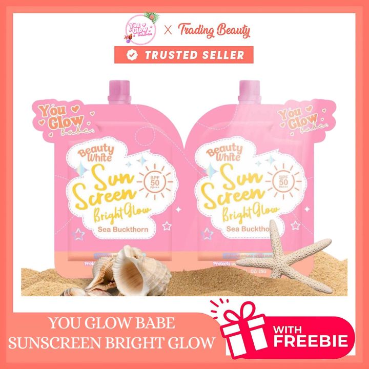 YOU GLOW BABE BEAUTY WHITE SUNSCREEN [ORIGINAL] | Lazada PH