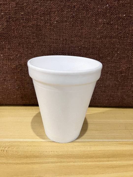 (25 pieces) golden top cup styrofoam 8oz hot coffee express disposable ...