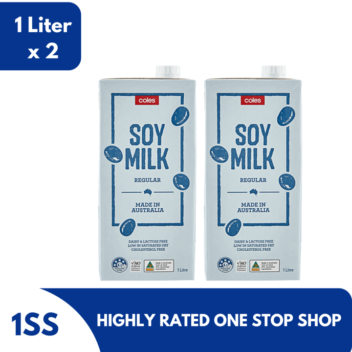 Coles Soy Milk Regular, 1 Liter set of 2 | Lazada PH
