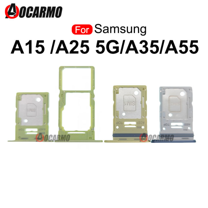 Aocarmo Sim Card Tray Slot SIM Card Micro SD Holder Replacement Parts ...