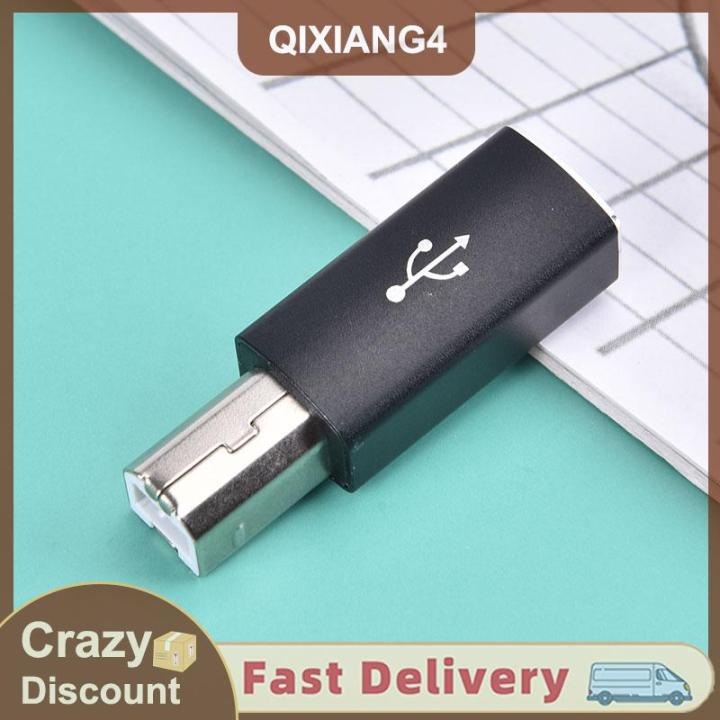 【QIXIANG4】 USB Type C Female to USB B Male Adapter for Scanner Printer ...