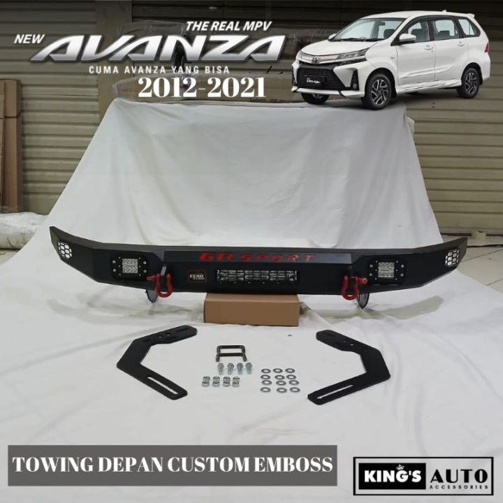 Towing Tanduk Besi Pengaman Bumper Depan Model Custom Emboss Avanza ...