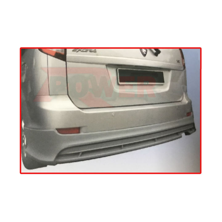 Proton Exora (2009-2011) C-ONE Style Rear Back Bumper Skirt Skirting ...