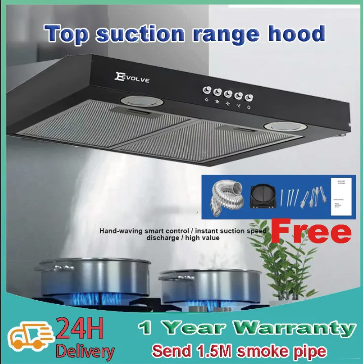 [TOP SELLER]EVOLVE 50cm Range Hood (Black)argent | Lazada PH