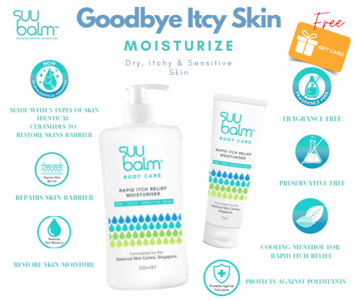 SUU BALM Rapid Itch Relief Moisturiser (Adult/Kids) | Lazada