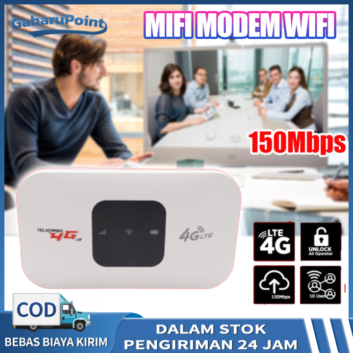 Modem Wifi Telkomsel K300 Mifi 4G LTE 150Mbps Unlock All Operator ...