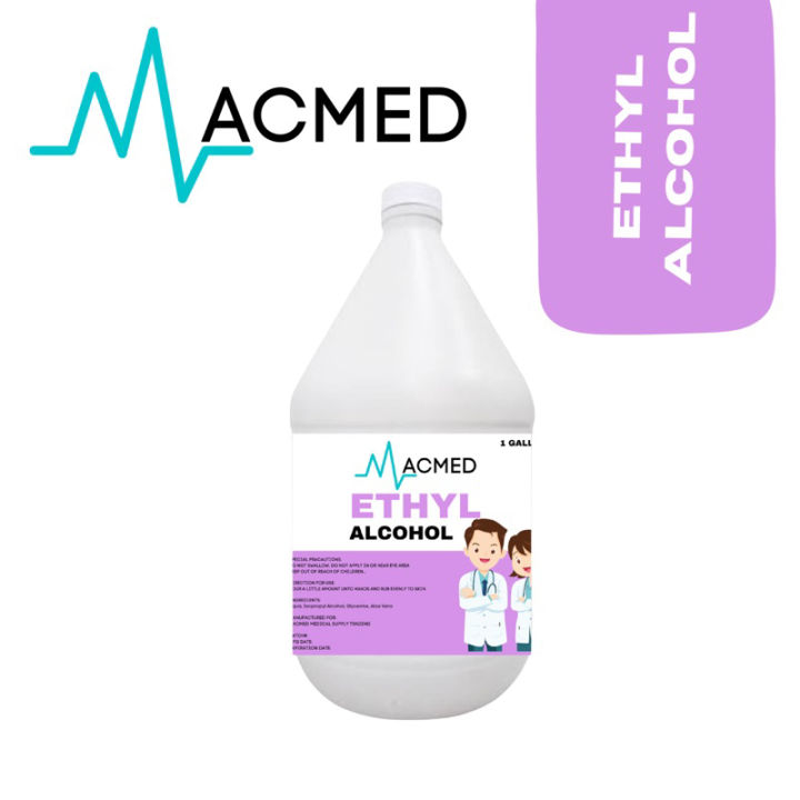 Macmed Ethyl Alcohol 1 Gallon / | Lazada PH