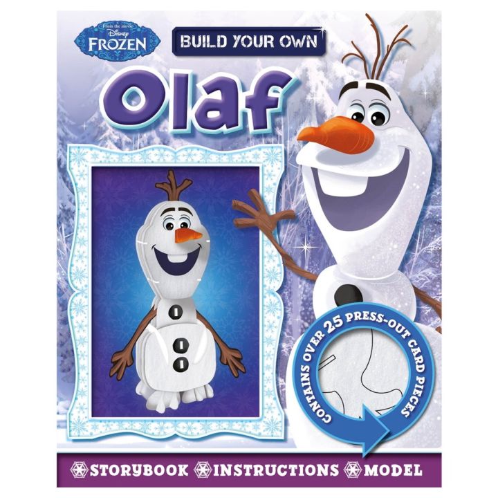 Disney Frozen Activity Book & Craft with 25 Pc Olaf Model & Step by ...
