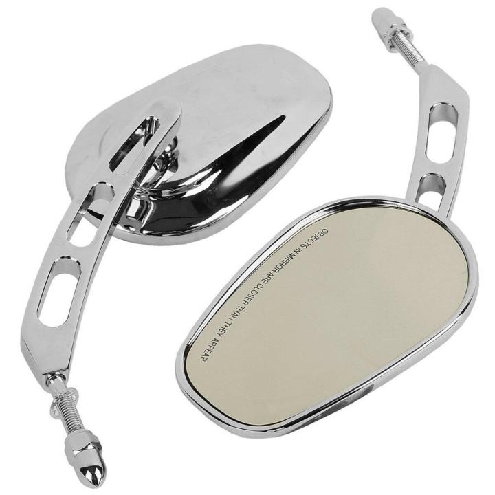 8mm Rear View Side Mirror For Harley Road King Touring Xl 883 Sportster