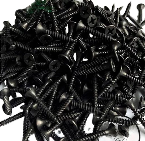100pcs 50pcs Black screw for wood assorted sizes | Lazada PH