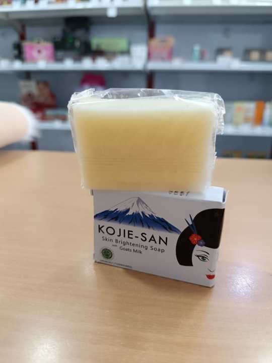 KOJIE.SAN Skin Brightening Soap 135g GOAT MILK / KOJIC ACID | Lazada