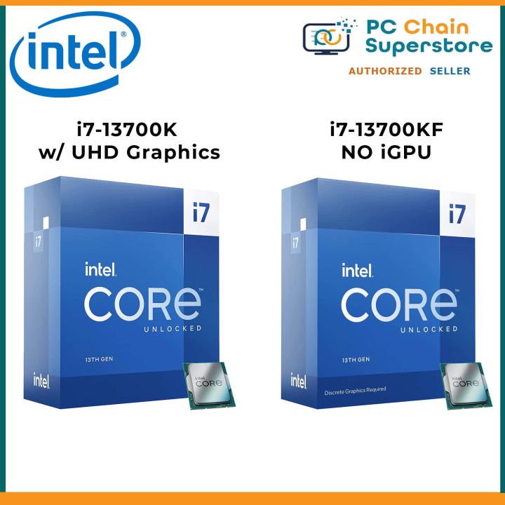 Intel Core i7-13700K / i7-13700KF 13th Gen Unlocked Desktop Processor ...