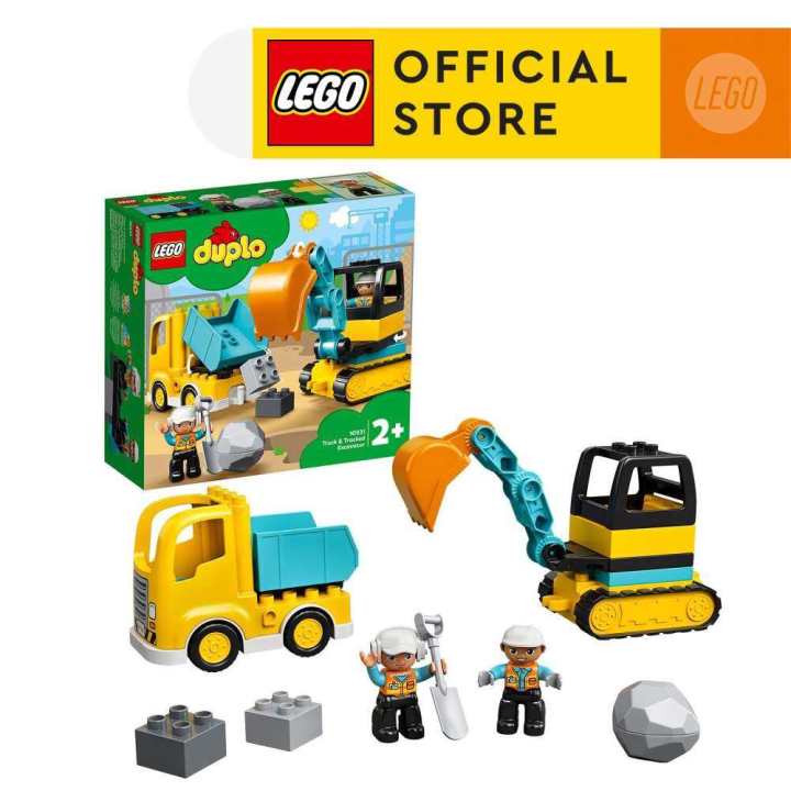 【100% ORIGINAL】LEGO DUPLO Construction Truck & Tracked Excavator 10931 ...