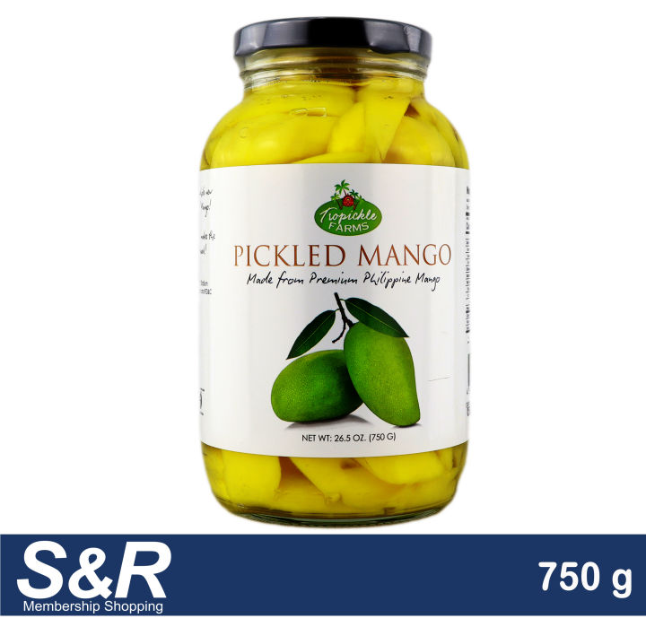Tropickle Farms Pickled Mango Made from Premium Philippine Mango 750 g ...