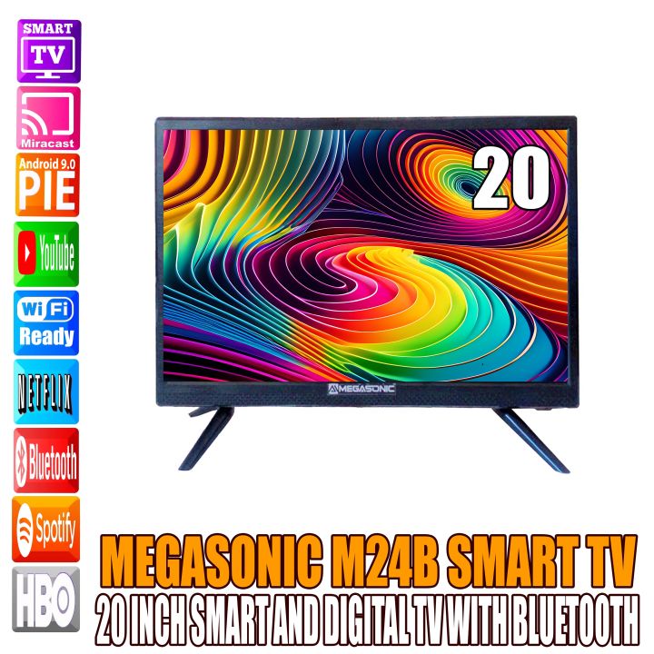 MEGASONIC M97-M24B BLUETOOTH SMART AND DIGITAL TV WITH 20 INCH VIEWING ...