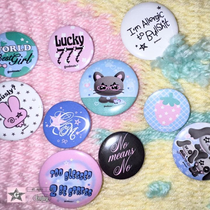 [Goodmate] Collective Pin/ Button Badges : เข็มกลัด Ver.2 | Lazada.co.th