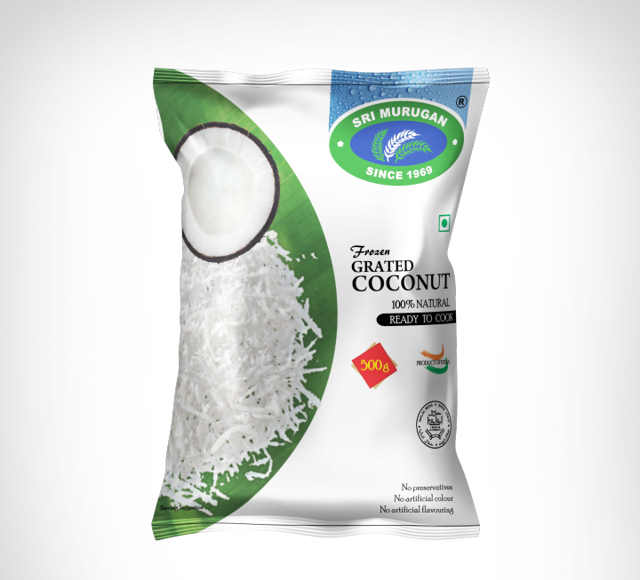 SRI MURUGAN GRATED COCONUT 500G - FROZEN | Lazada Singapore
