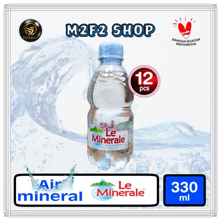 Air Mineral Le Minerale Botol Mini Plastik Pet - 330 ml (Kemasan 12 Pcs) | Lazada Indonesia