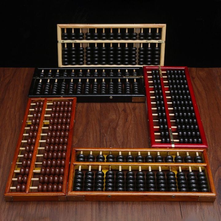 AGITATING Multicolor Wooden Abacus Wooden 13 Digits Calculation Bead ...