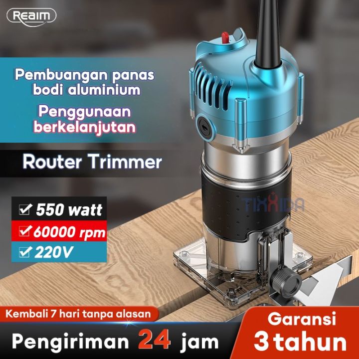 Mesin Profil Router Trimmer Kayu Wood Trimmer 1/4 Mesin Router Profil ...
