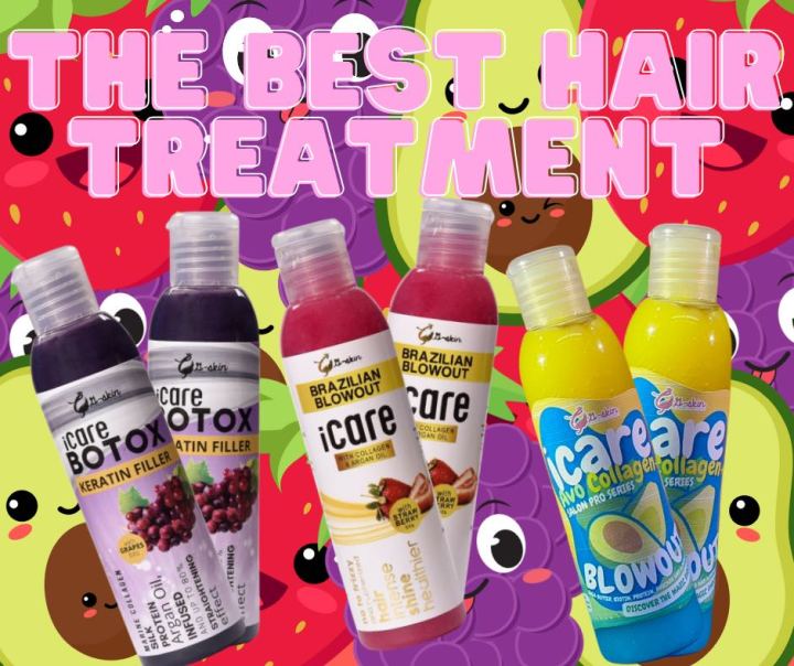 Original ICARE BRAZILIAN BLOWOUT AND ICARE BOTOX KERATIN FILLER(1pcs ...