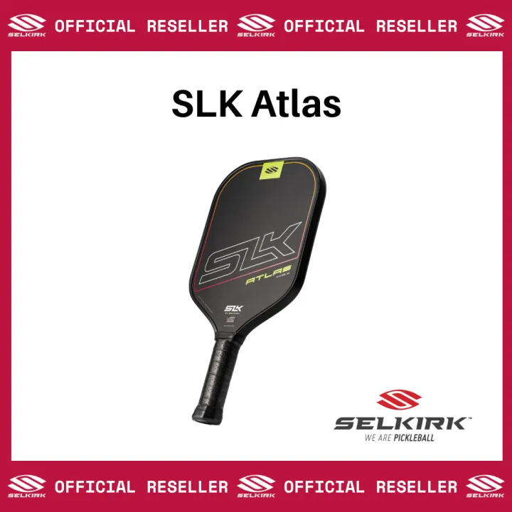 SLK Atlas High-Performance Pickleball Paddle - MAX/XL Sizes, Graphite ...