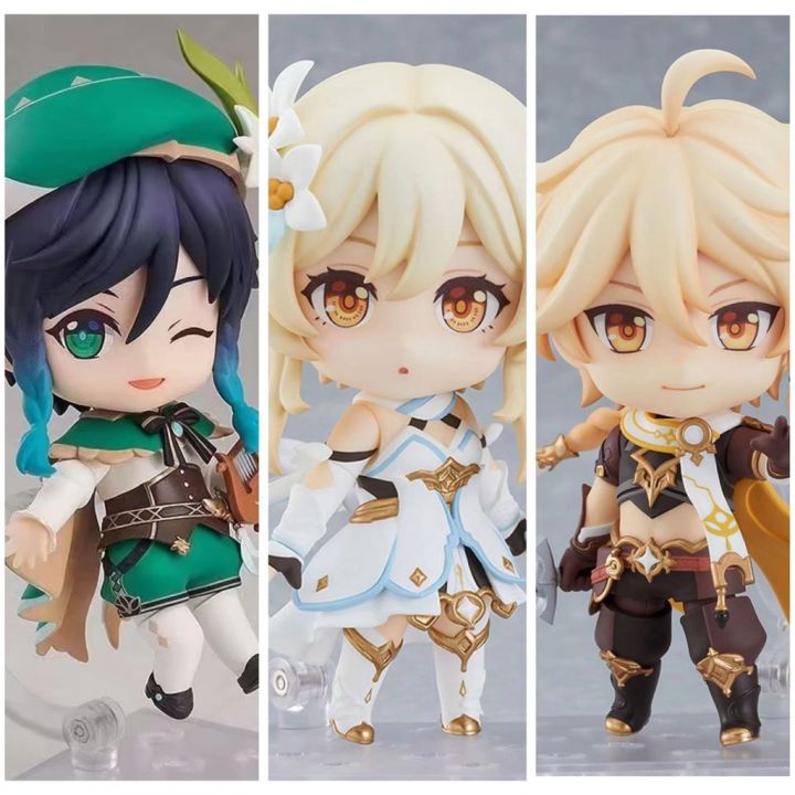 Genshin Impact Nendoroid Aether Lumine Barbatos Interchangeable Head ...