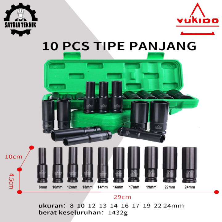 TERMURAH !!! Mata Sok Impact Set Lengkap Mata Shock Impact Panjang CR ...