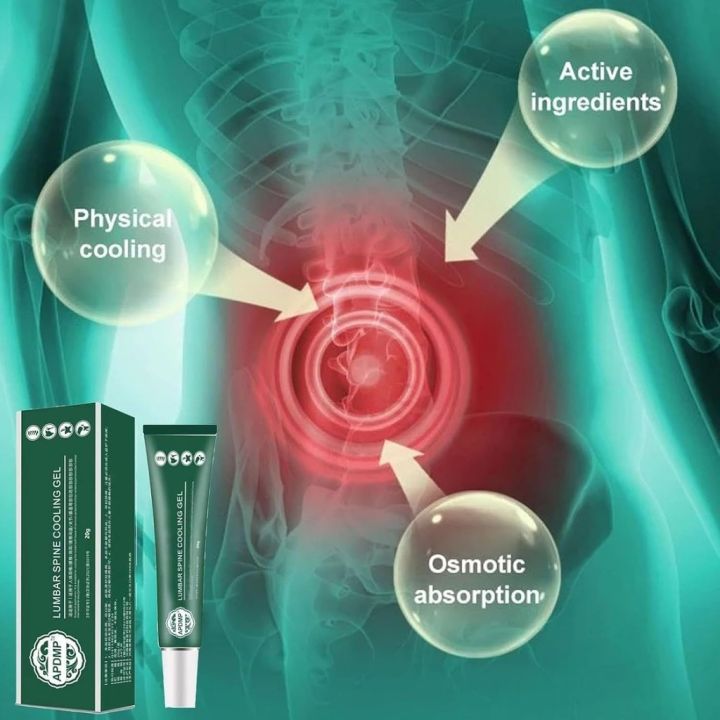 LUMBAR SPINE COOLING GEL PEREDA NYERI SENDI OTOT SYARAF KEJEPIT SAKIT ...