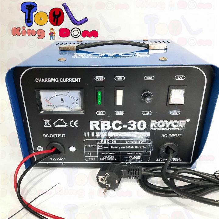 TOOL KINGDOM ROYCE AUTOMATIC BATTERY CHARGER 30AMP | Lazada PH