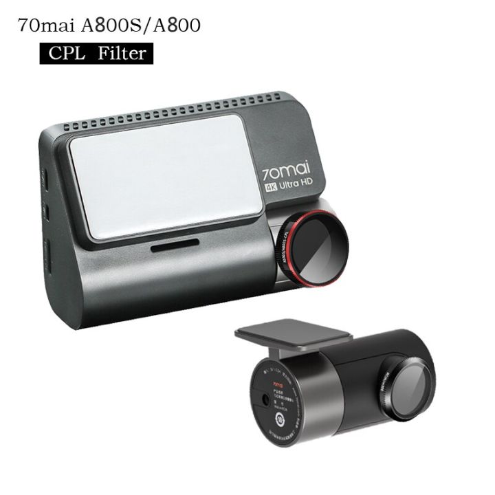 FOR 70mai Dash Cam 4k A800s CPL Filter or RC06 Rear camera CPL Filter ...