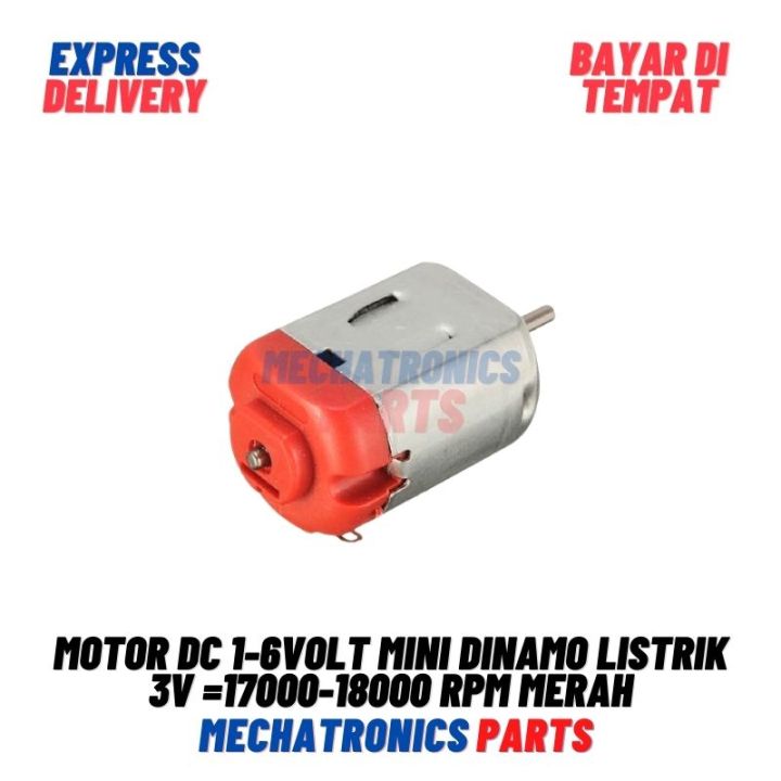 5PCS [MTR-9021] MOTOR DC 1-6VOLT MINI /MINIATUR DINAMO LISTRIK 3V ...