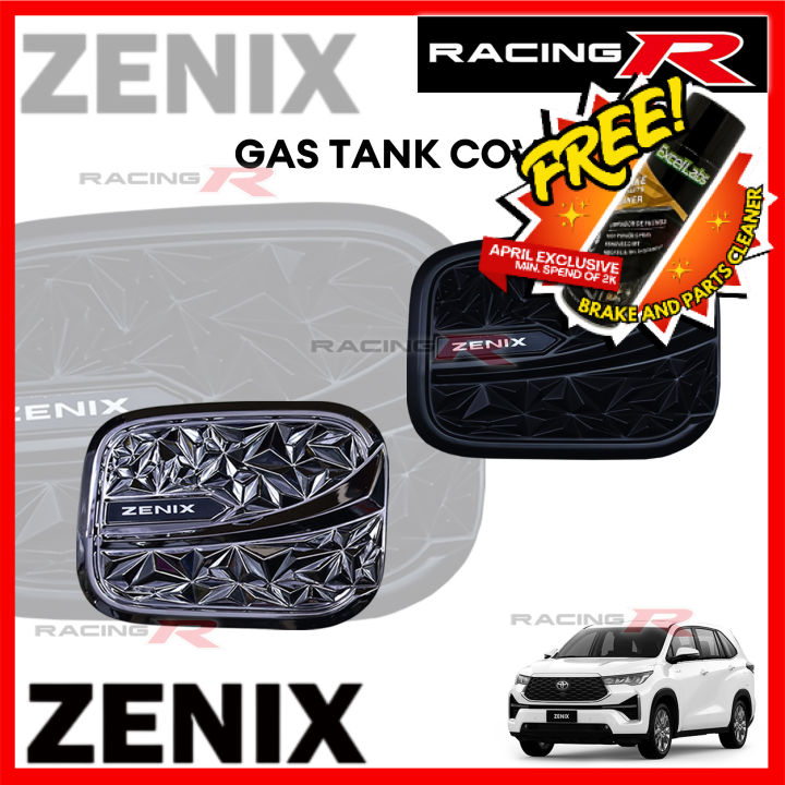 Toyota Zenix 2023 to 2025 Gas Tank Cover Matte Black / Chrome V1 ( Car ...
