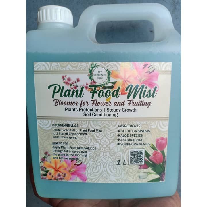 Plant Food Mist Bloomer for Flower and Fruits 1 Liter | Lazada PH