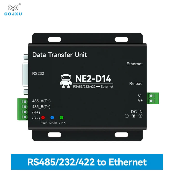 Modbus TCP ke RTU MQTT Pautan Dwi Arah COJXU NE2-D14 Modbus RS485/RS232/RS422 ke Pelayan Bersiri ...