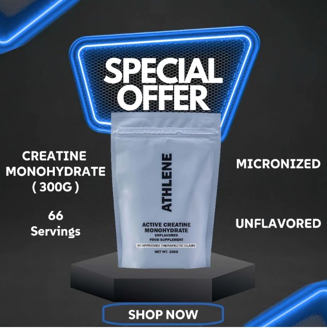 ACTIVE Creatine Monohydrate 300g Creatine Monohydrate Powder For Muscle ...