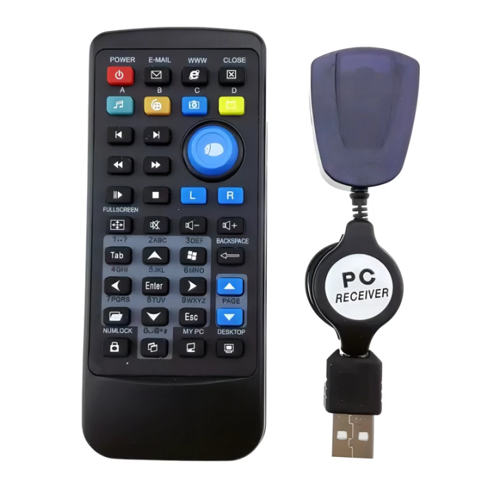 Wireless Mouse Remote Controller Mouse Keyboard Center Controller USB ...
