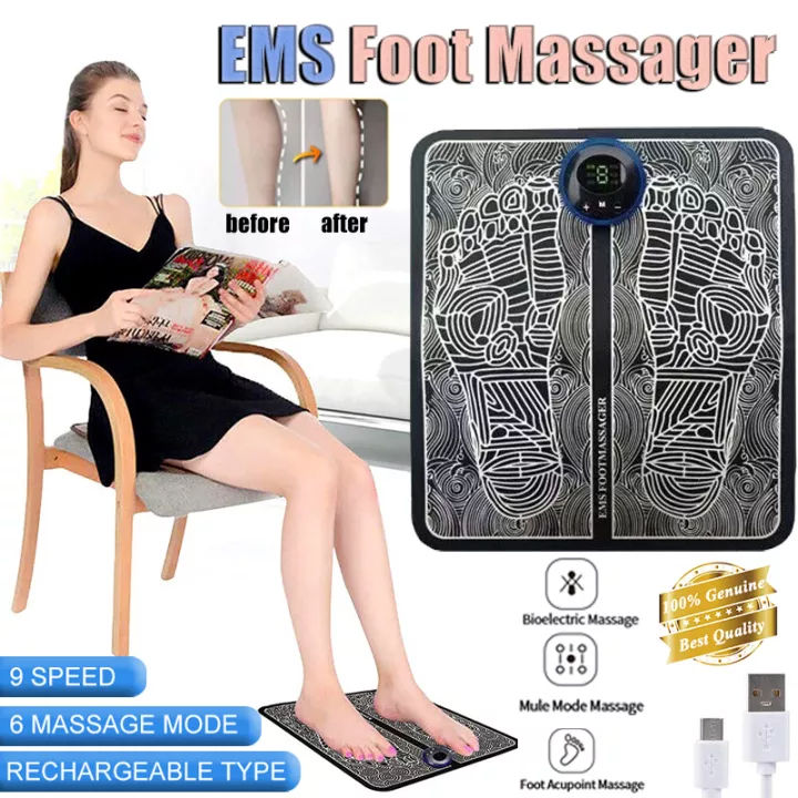 Foot massage machine, foot massager, foot massager, 8 modes, 19 gears ...