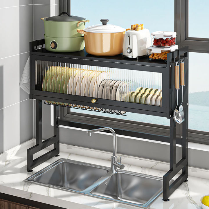 Kitchen rack With plate Kitchen Metal rack organizer rack With dish ...