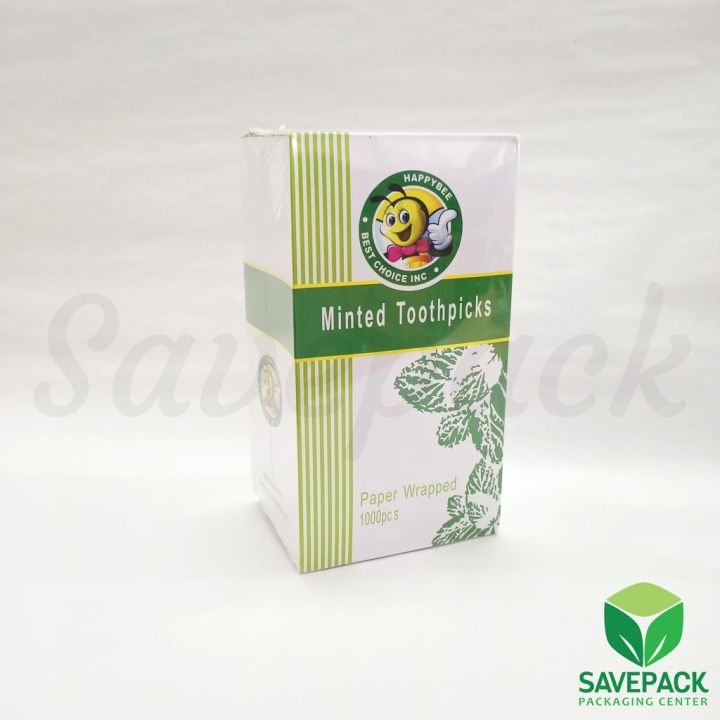Minted Toothpick Individually Wrap 1000pcs | Lazada PH